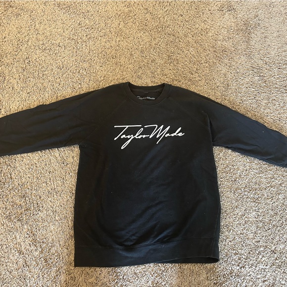 TaylorMade | Sweaters | Taylormade Black Tee With White Logo | Poshmark